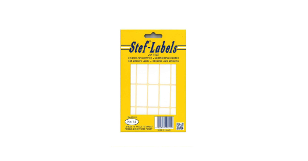 Stef-Labels - Ετικέτες Αυτοκόλλητες No14 19x40mm Πακέτο 40φ. (20 ...